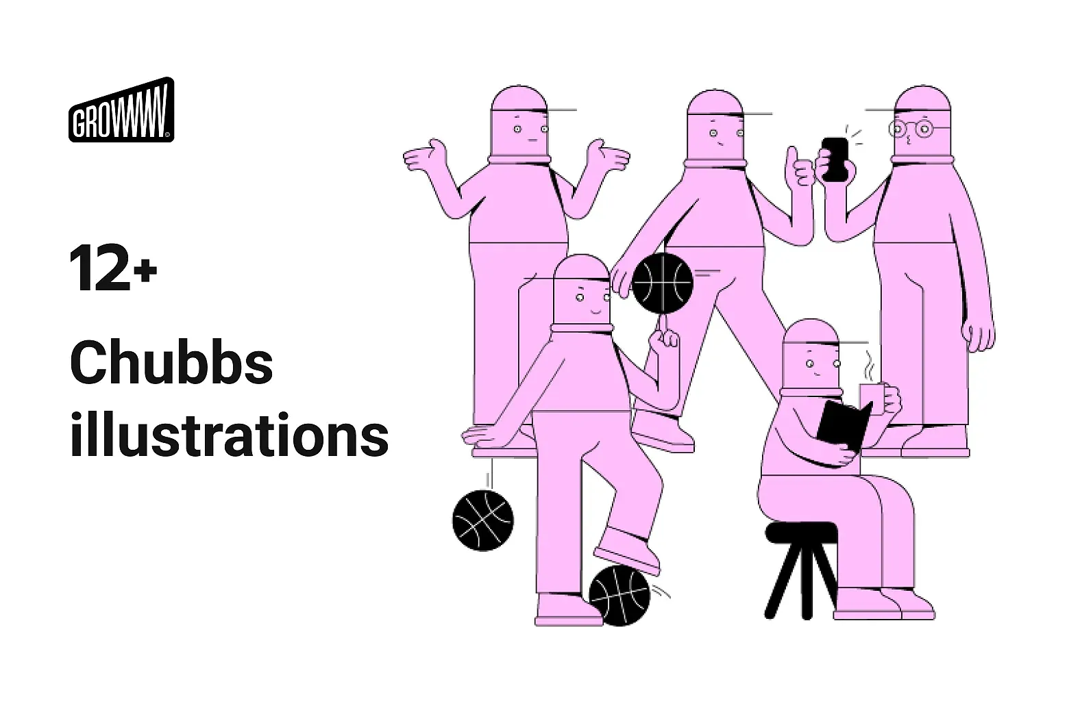 Color Your World with Chubbs Vector Character Illustration | Eagle ...