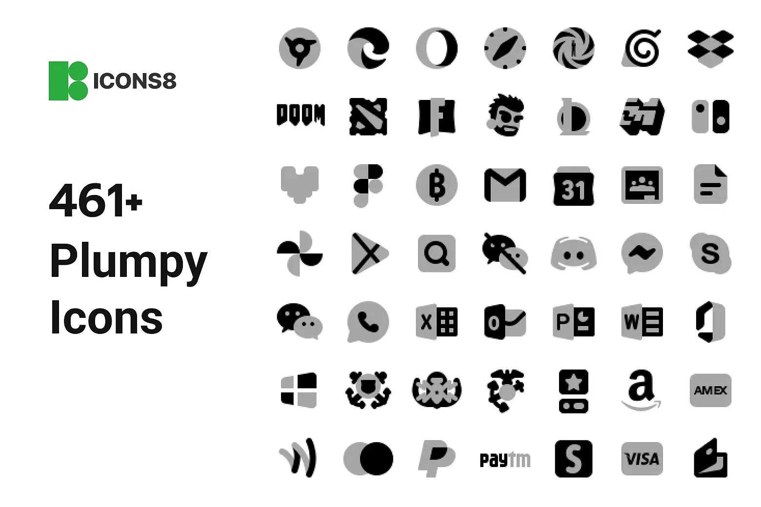 Introducing the Cartoonish Plumpy Icons Set - 461+ Icons | Eagle Community