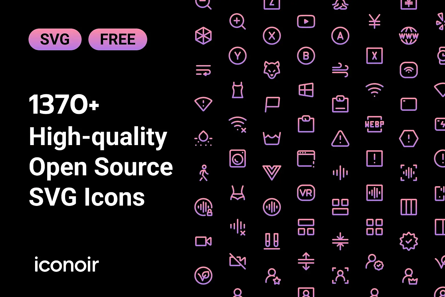 Elevate Design With Iconoir Your Source For Open Source Icons Eagle